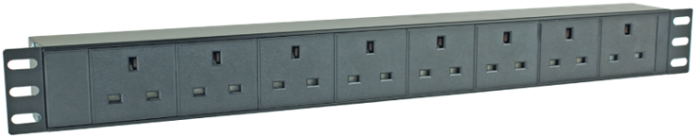 19” UK HORIZONTAL RACK MOUNTED PDU