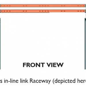 GANGWAY BRIDGE & IN-LINE LINKS FOR CABLE RACEWAY
